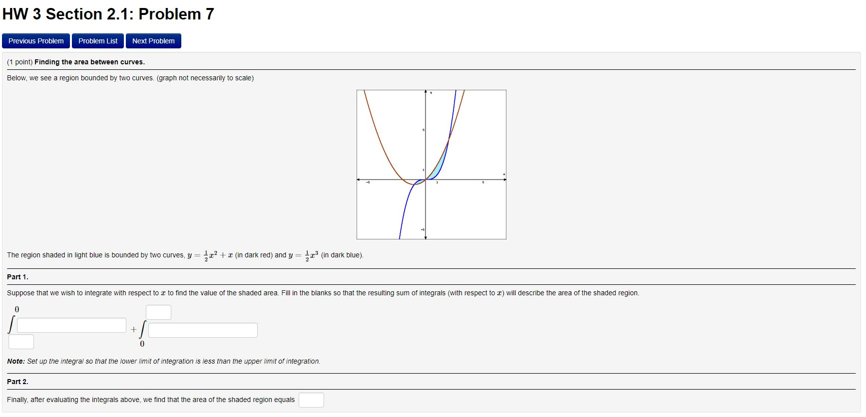 Solved HW 3 Section 2.1: Problem 7 Previous Problem Problem | Chegg.com