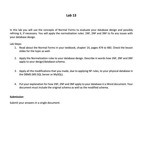 Solved Lab 13 In this lab you will use the concepts of | Chegg.com