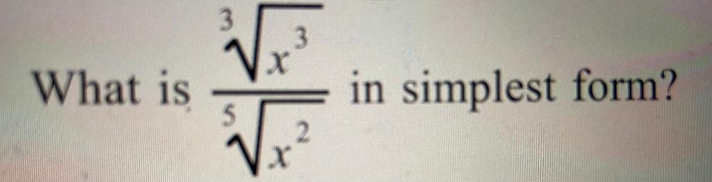 Solved What Is 3 X 5 3 2 In Simplest Form Chegg