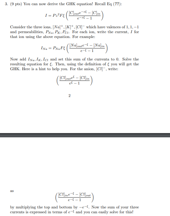 Solved starting point of this is a basic result from physics | Chegg.com
