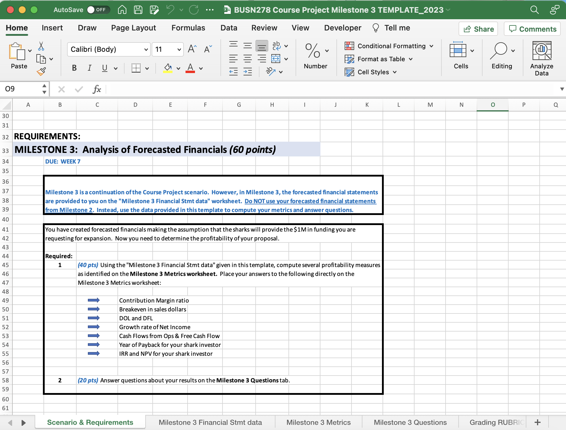 AutoSave Ooff Ω G ∨C… BUSN278 Course Project | Chegg.com