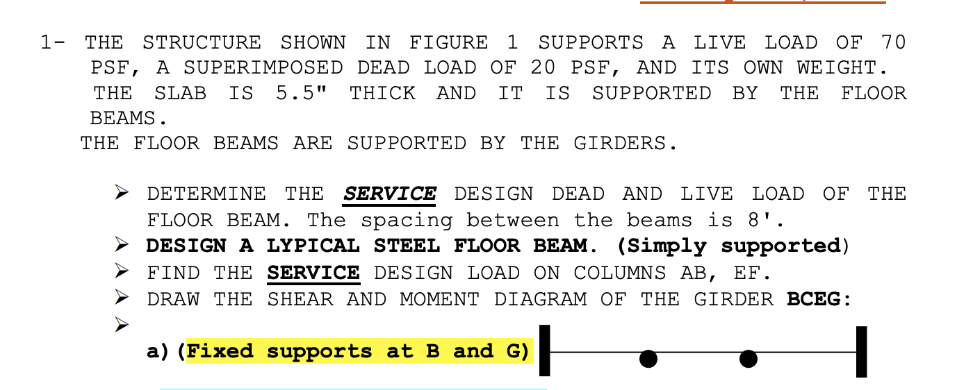 Solved I just to know how to determine the service design DL | Chegg.com