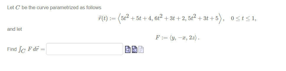 Solved Let C be the curve parametrized as follows F(t) := = | Chegg.com