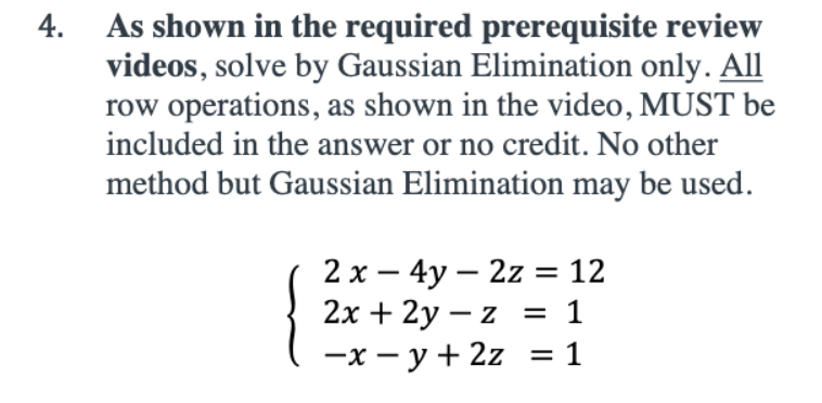 Solved As shown in the required prerequisite reviewvideos, | Chegg.com
