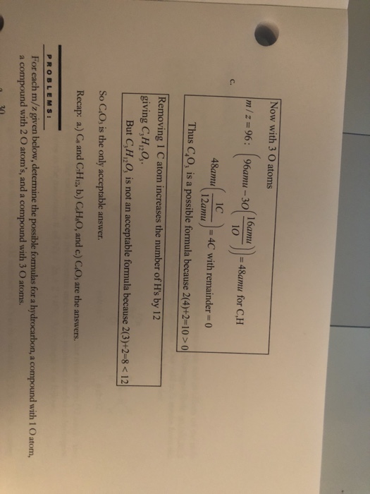 Solved But C,H,0, is not an acceptable formula because | Chegg.com
