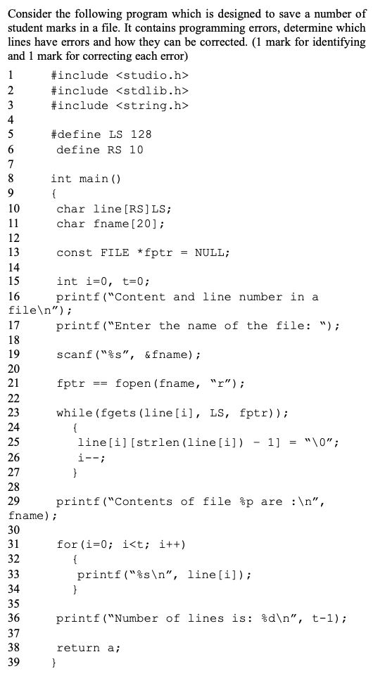 Solved Consider the following program which is designed to | Chegg.com