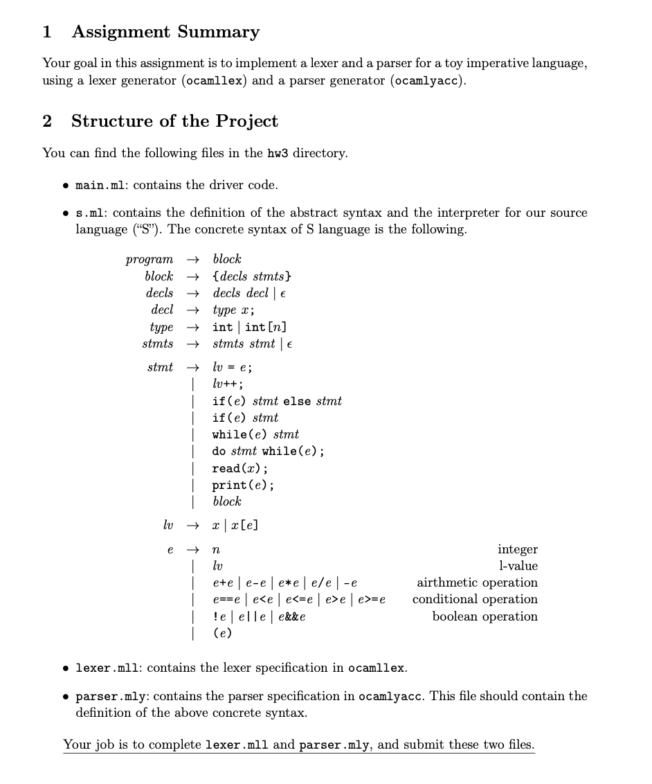 Solved 1 Assignment Summary Your goal in this assignment is | Chegg.com