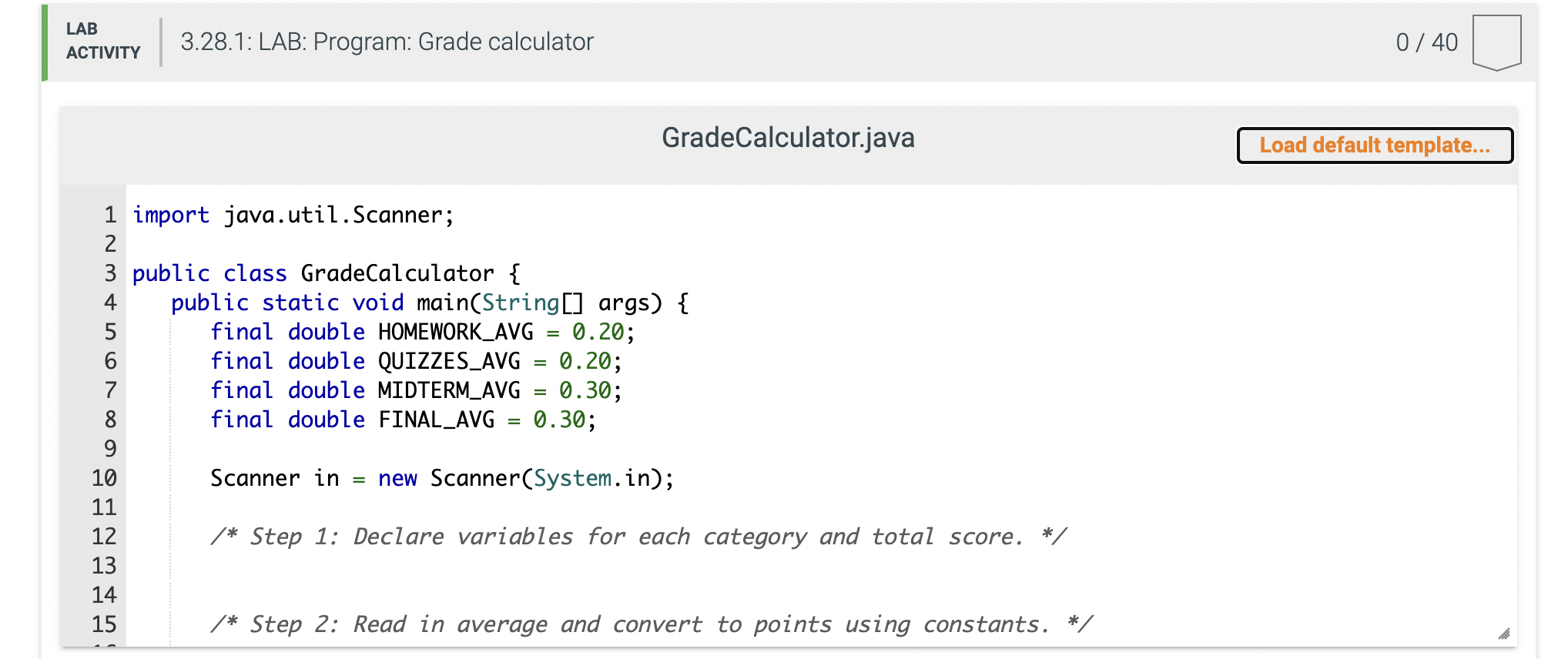 Solved I need this in JAVA, please, DUE SOON and my problem | Chegg.com