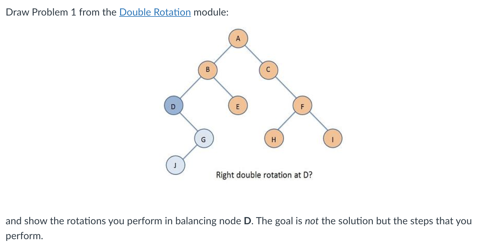 Solved Draw Problem 1 from the Double Rotation module: B E G | Chegg.com