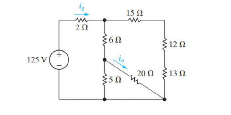 Solved Aşağıda verilen devrede akım bölücü ﻿ve gerilimbölücü | Chegg.com