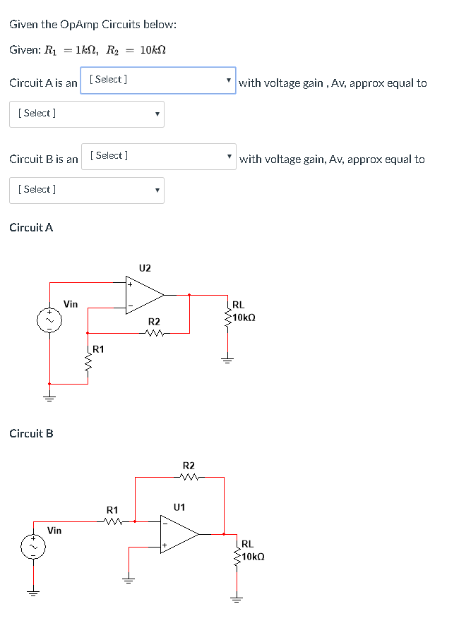 Solved 1. non inverting inverting unity gain comparator | Chegg.com