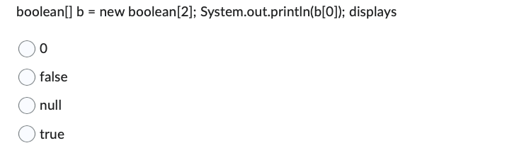 Solved int[]b={1,5,7,−1,0};b[0]+=++b[3]; | Chegg.com