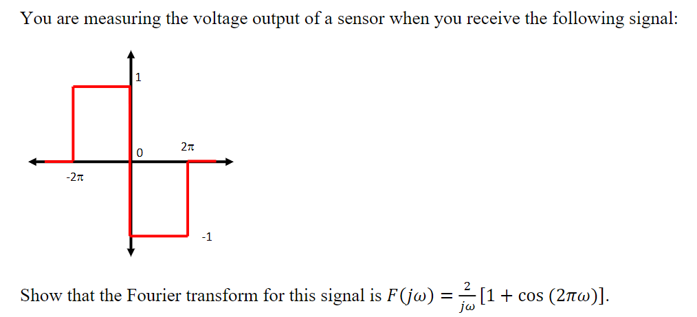 Solved You are measuring the voltage output of a sensor when | Chegg.com