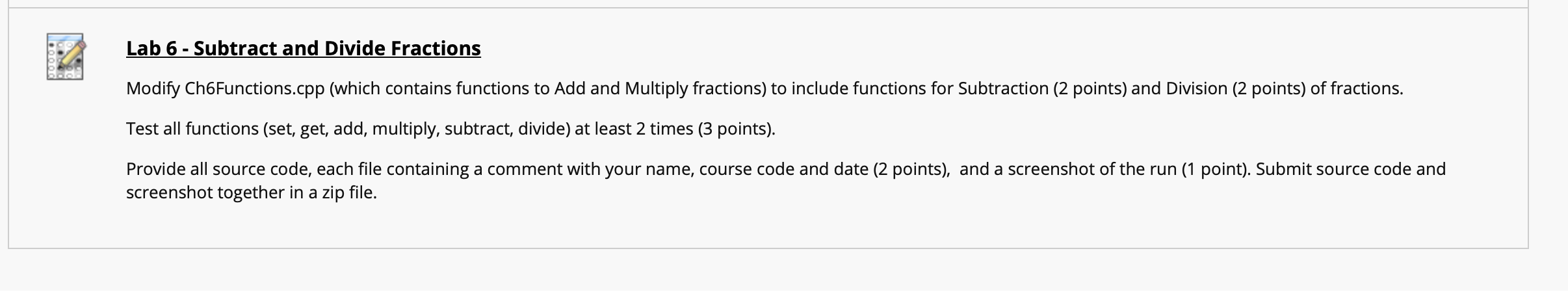 Solved // Ch6Functions.cpp : Defines the entry point for the | Chegg.com