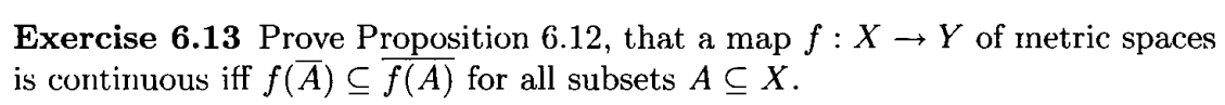 Solved Exercise 6.13 Prove Proposition 6.12, that a map f:X | Chegg.com