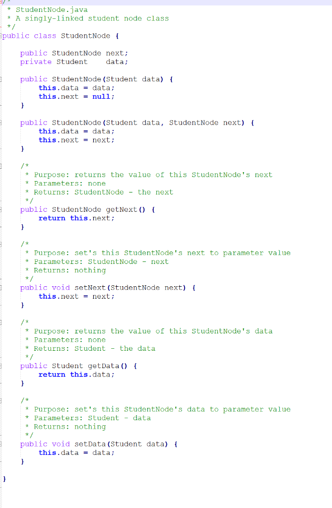 Solved To completed A4Exercises and A4LinkedList public | Chegg.com