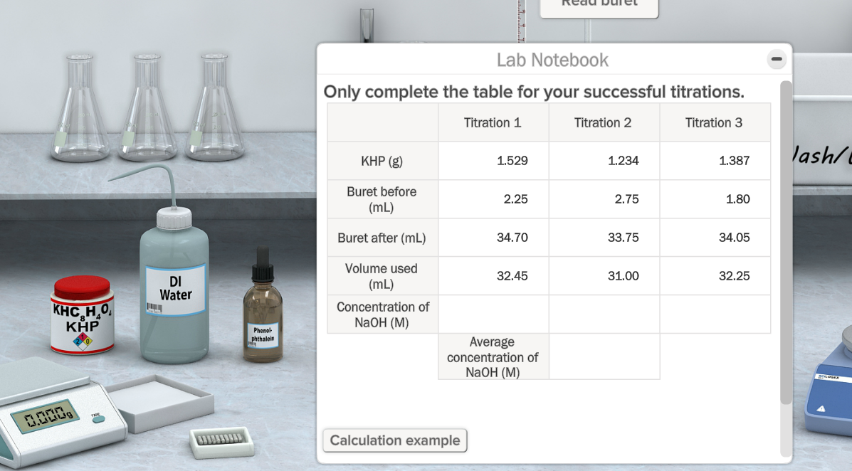 Solved Read buret Instructions Prepare KHP solution Prepare | Chegg.com