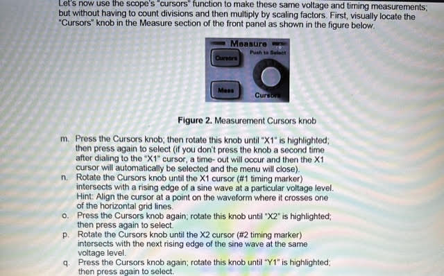 c. Rotate the trigger level knob to set the trigger | Chegg.com