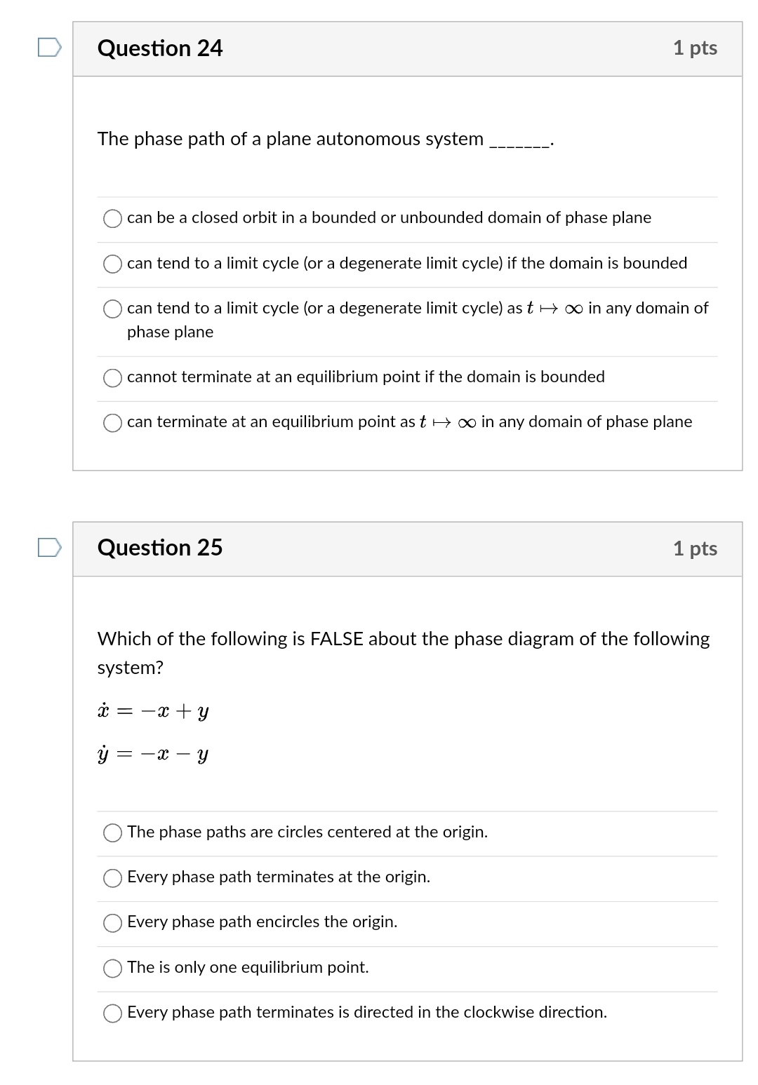 Solved Question 21 The correct form of the PATH EQUATION is | Chegg.com