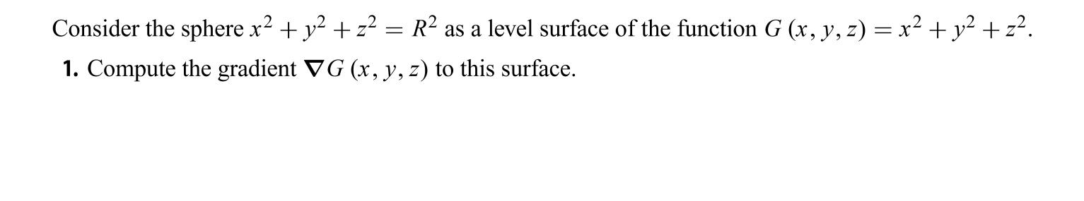 Solved = = X Consider the sphere x2 + y2 + z2 = R2 as a | Chegg.com