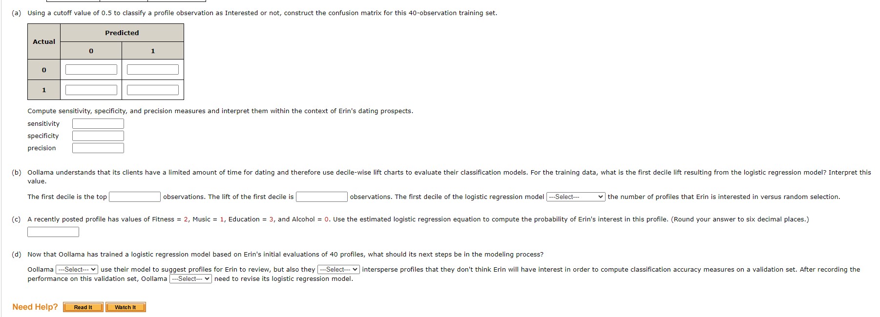 This problem does not require the use of data mining | Chegg.com