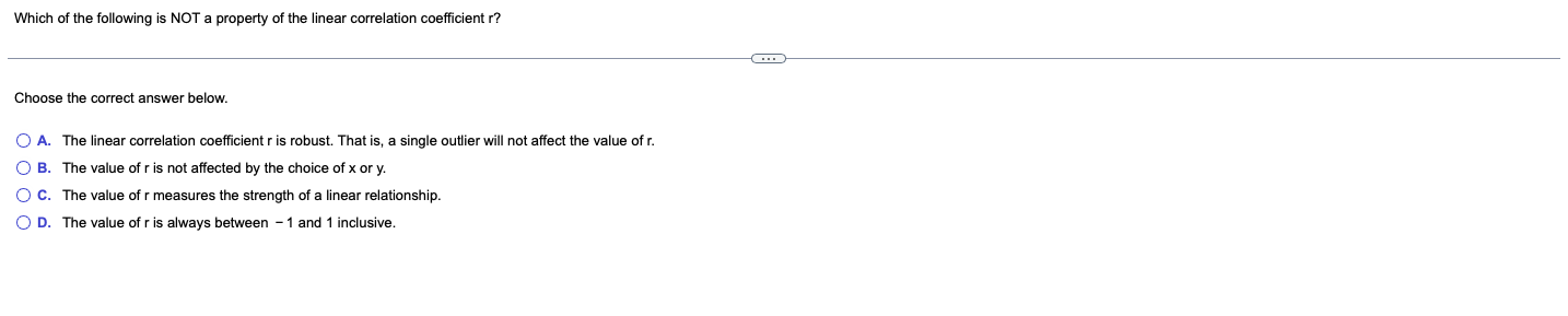 [Solved]: Which of the following is NOT a property of the