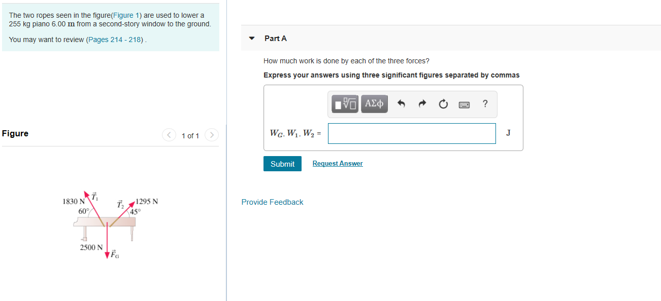 Solved The two ropes seen in the figure(Figure 1) are used | Chegg.com