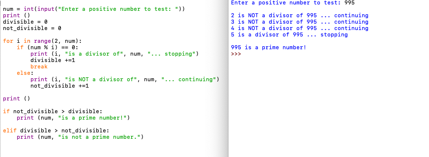 Solved Problem 3a: Prime Number Finder Write a program that | Chegg.com