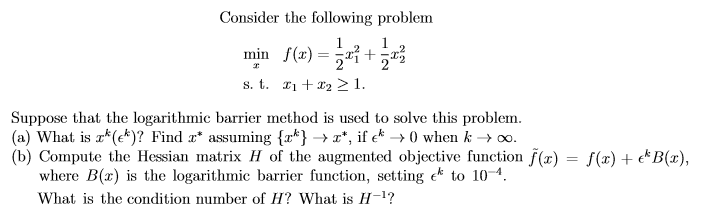 Solved Consider The Following Problem Nin 2 Suppose That The