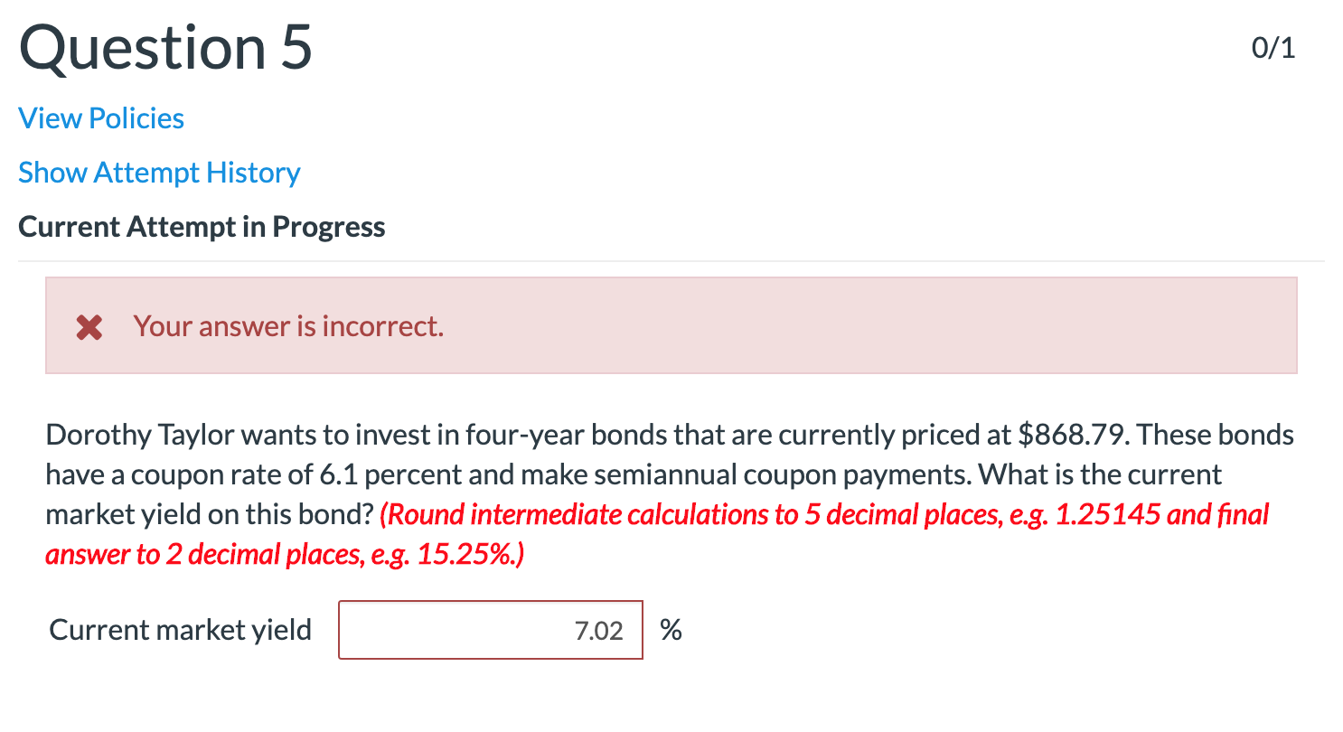 Solved Question 3 --/1 View Policies Current Attempt in | Chegg.com