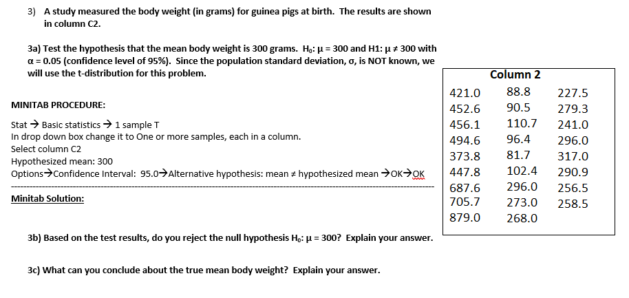 Solved Please solve only using Minitab. I already know how | Chegg.com