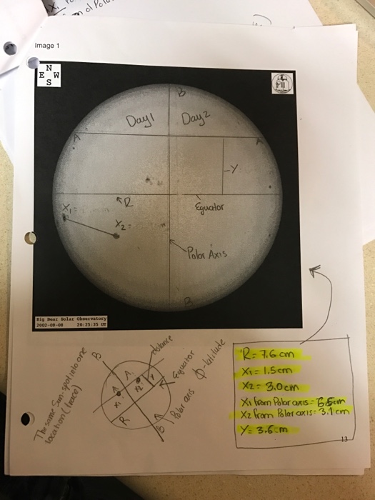 Solved due date ROTATION OF THE SUN LAB stronomy 1020 | Chegg.com Solved due date ROTATION OF THE SUN LAB stronomy 1020 | Chegg.com