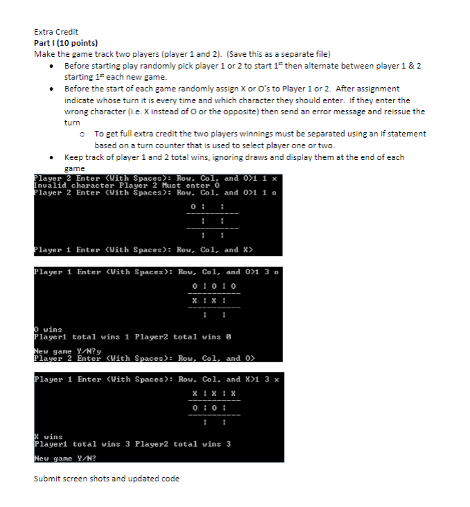 Solved CIS217 Exercise 4.2 Tic Tac Toe (35 points) In this | Chegg.com