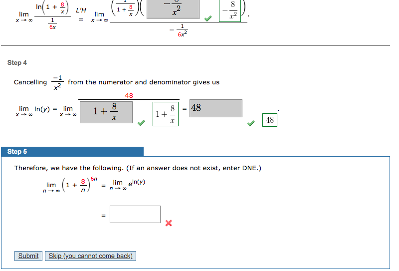 Solved Step 4 Cancelling from the numerator and denominator | Chegg.com Solved Step 4 Cancelling from the numerator and denominator | Chegg.com