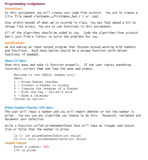 Programming Assignment: Instructions: In this | Chegg.com
