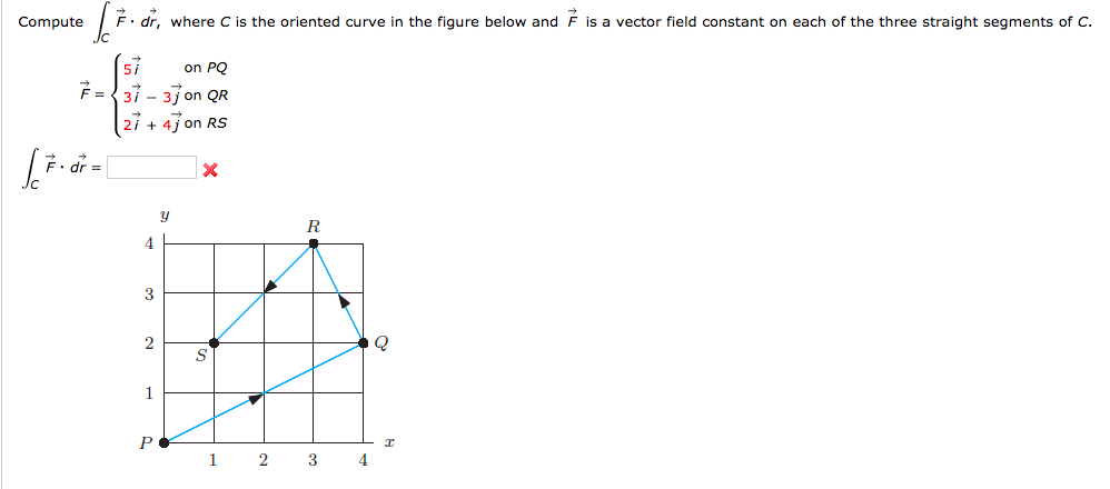 Solved ComputeF. dr, where C is the oriented curve in the | Chegg.com