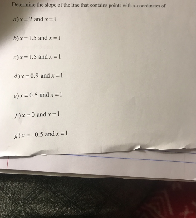 I was given two equations: m=y2-y1/x2-x1 and y=mc+b | Chegg.com