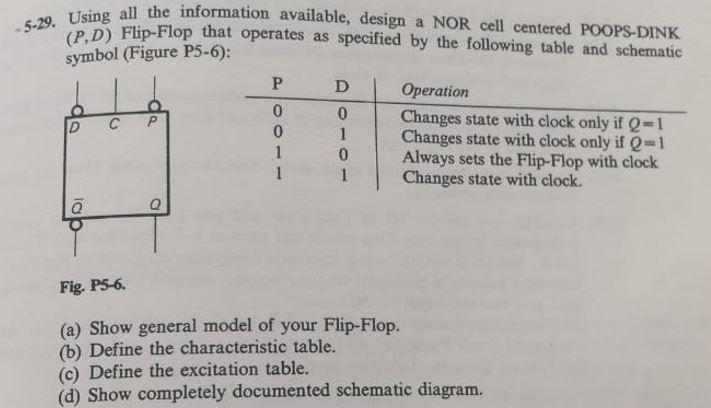 Solved 5-29. Using all the information available, design a | Chegg.com