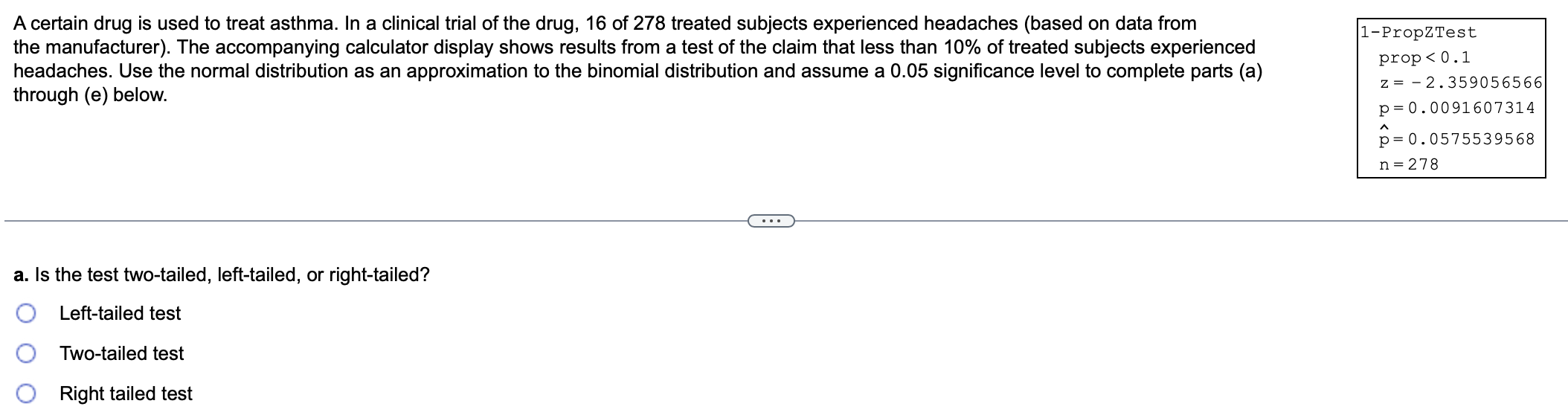 Solved Decide whether to reject the null hypothesis. Choose | Chegg.com
