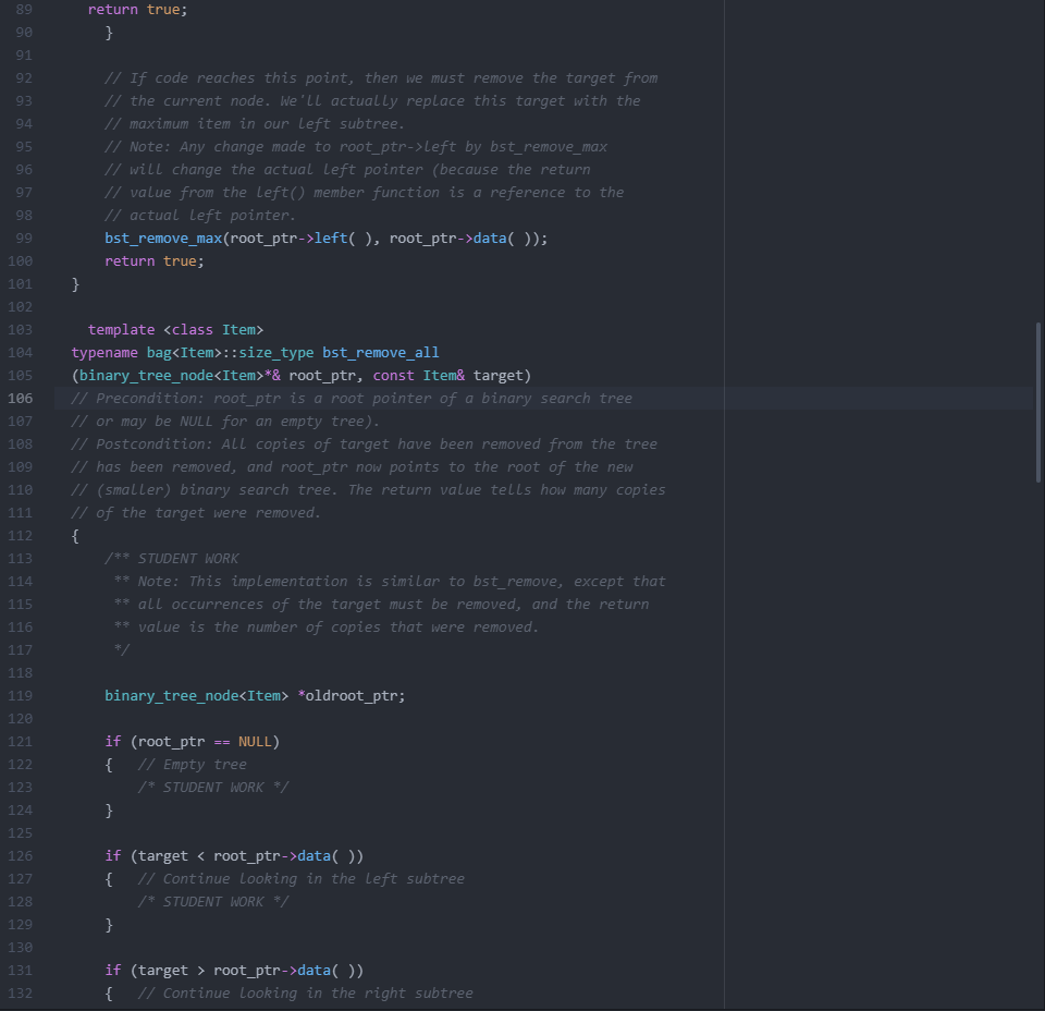Solved Complete the bag6 class implementation in C++ (i.e. | Chegg.com