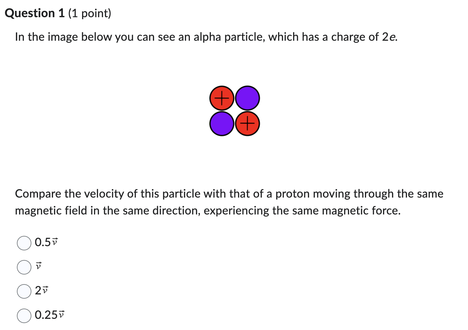 Solved In the image below you can see an alpha particle, | Chegg.com
