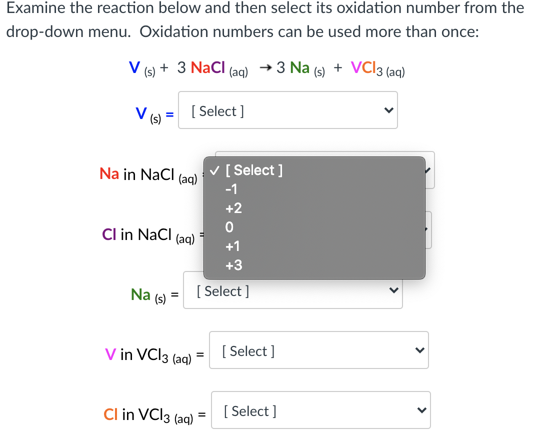 Solved Examine the reaction below and then select its | Chegg.com