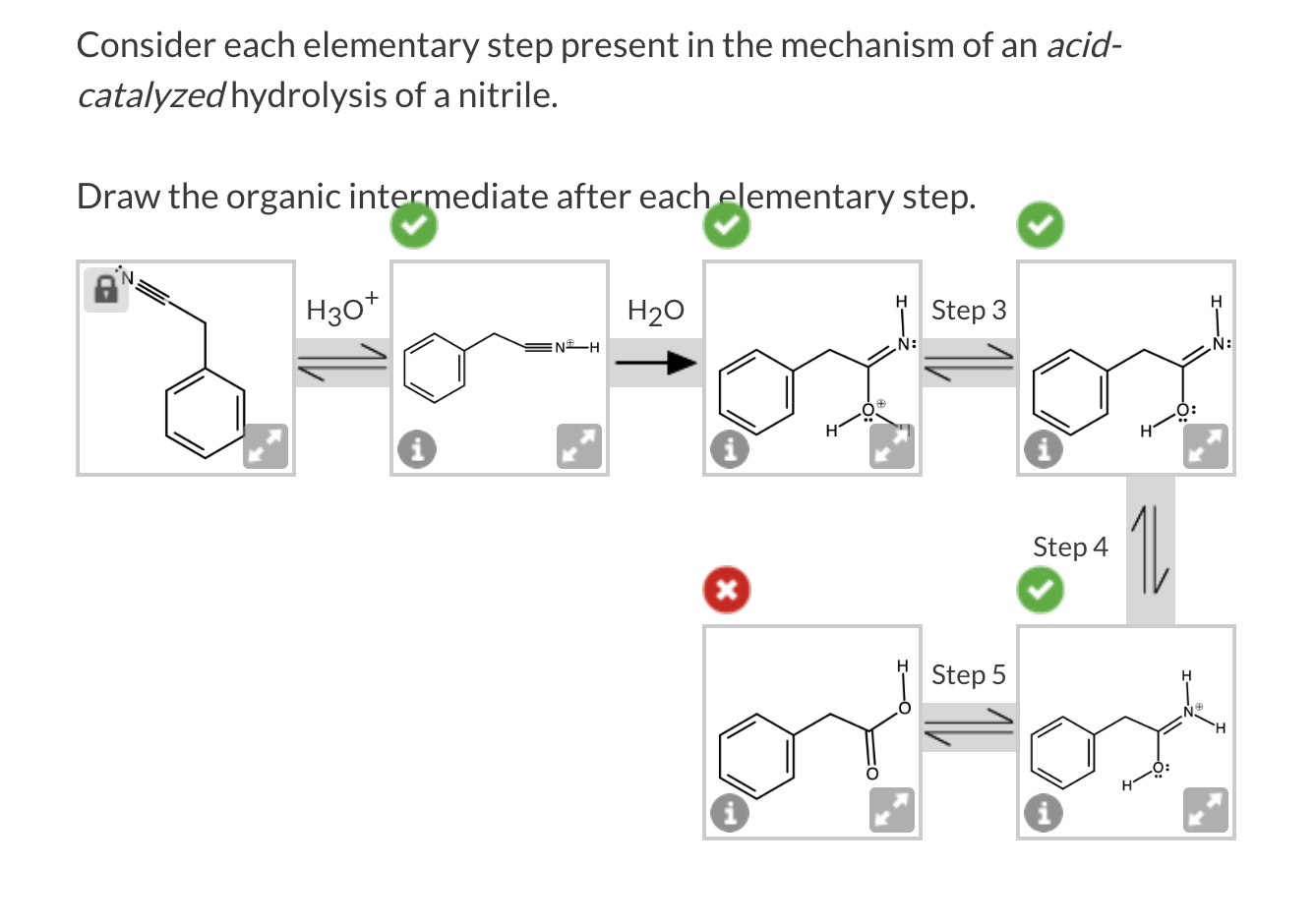 Solved Consider each elementary step present in the | Chegg.com