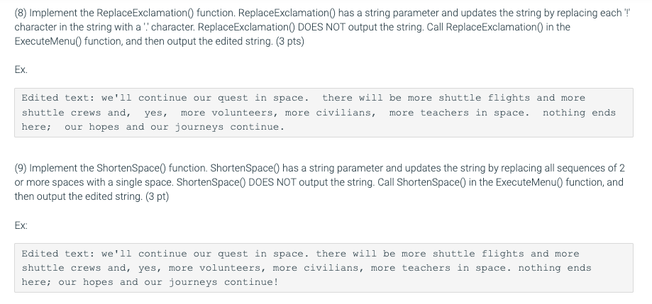 EX. Enter a sample text: we' 1 continue our quest in | Chegg.com