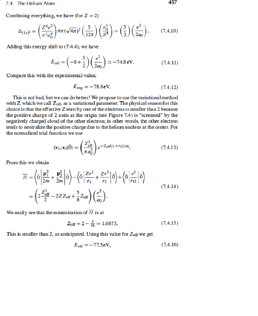 Solved Using The Trial Wave Function Given In Problem
