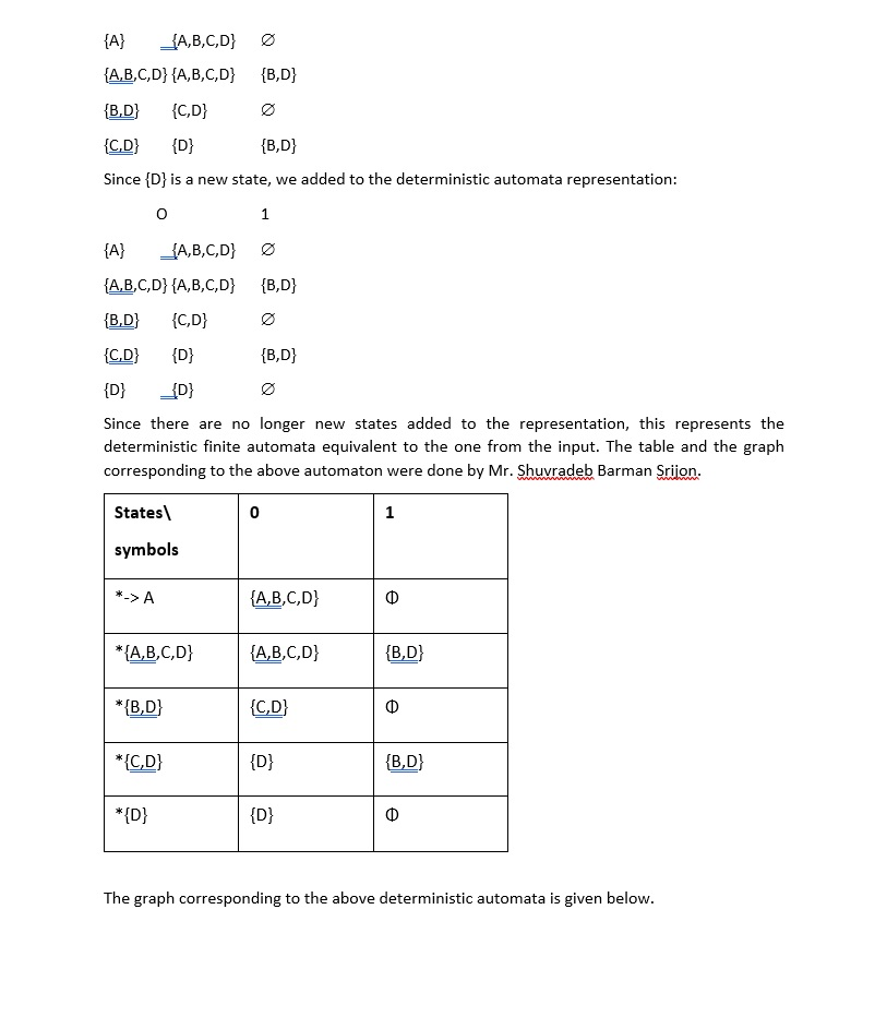 Solved 2 Membership Problem For A Nfa Input A 
