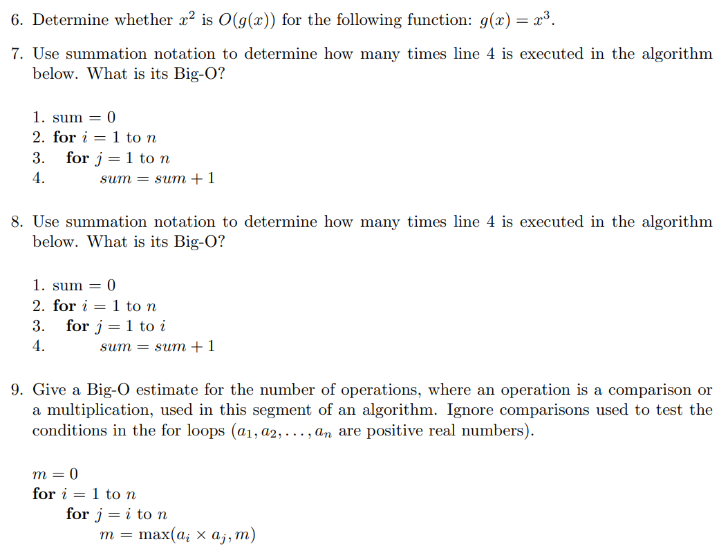 Solved 1. Show using the definition of Big-O that: 2x+1=O(x) | Chegg.com