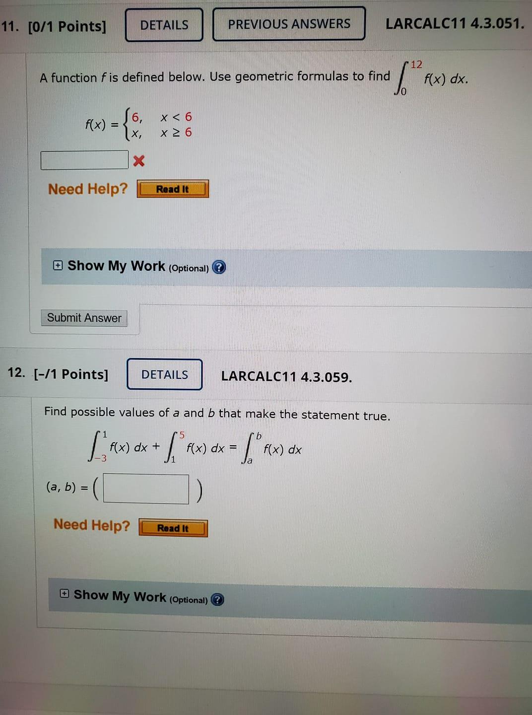 Solved 1. A function f is defined below. Use geometric | Chegg.com