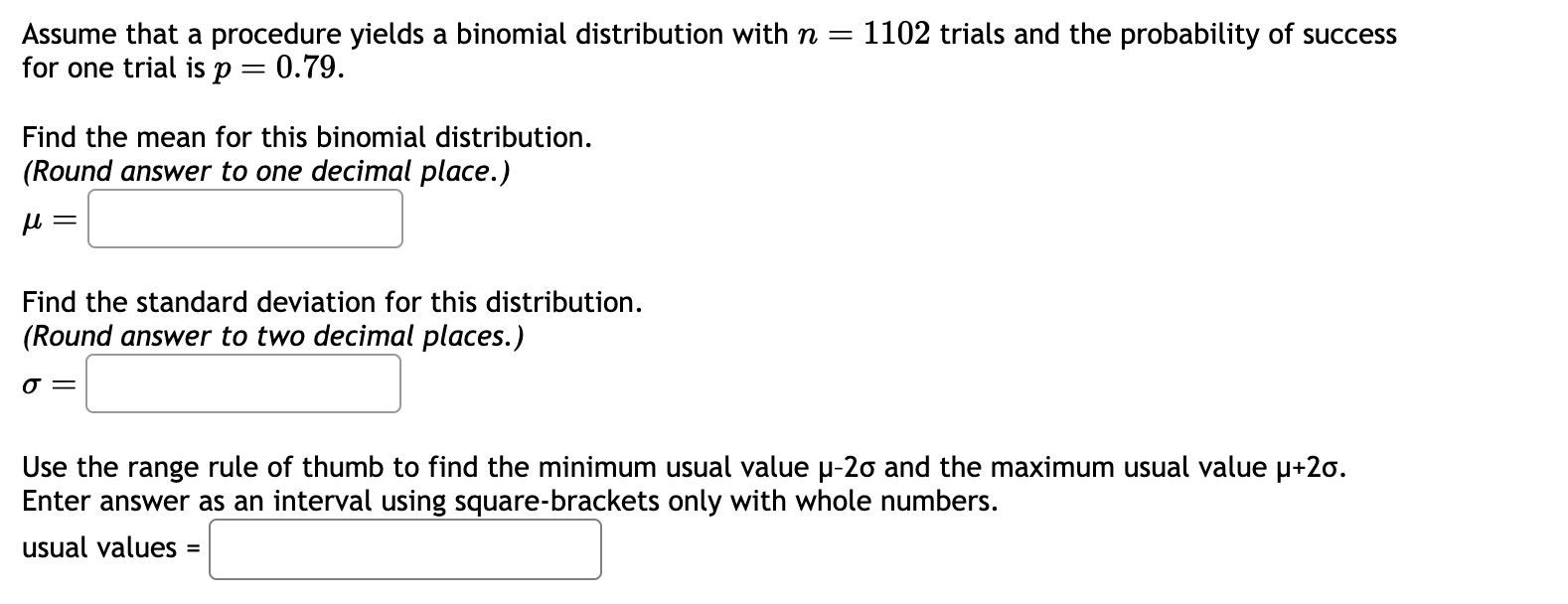 Solved Assume that a procedure yields a binomial | Chegg.com