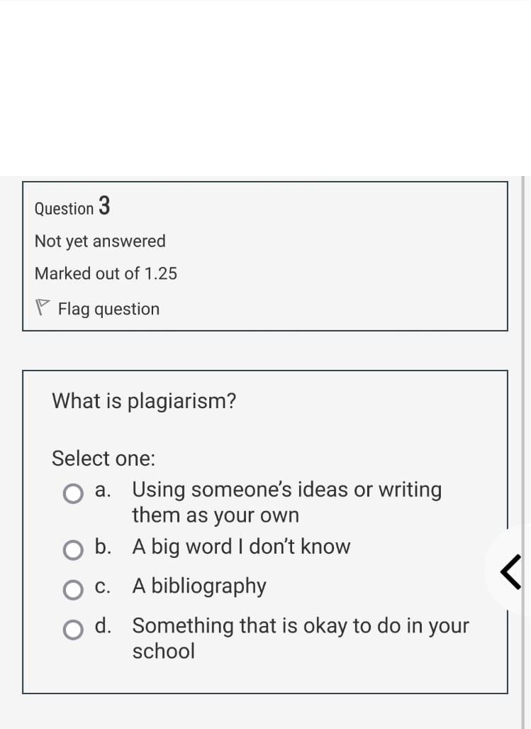 Solved Question 1 Not yet answered Marked out of 1.25 Flag | Chegg.com